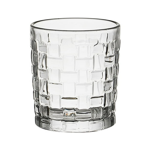 Vintage Drinking Glass Cup，Creative Embossed Shape， for Iced Coffee ...