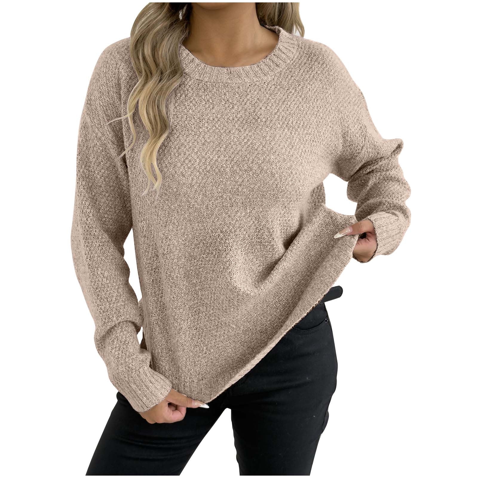 Click here for Jalioing Crew Neck Sweaters For Women Fall Winter... prices
