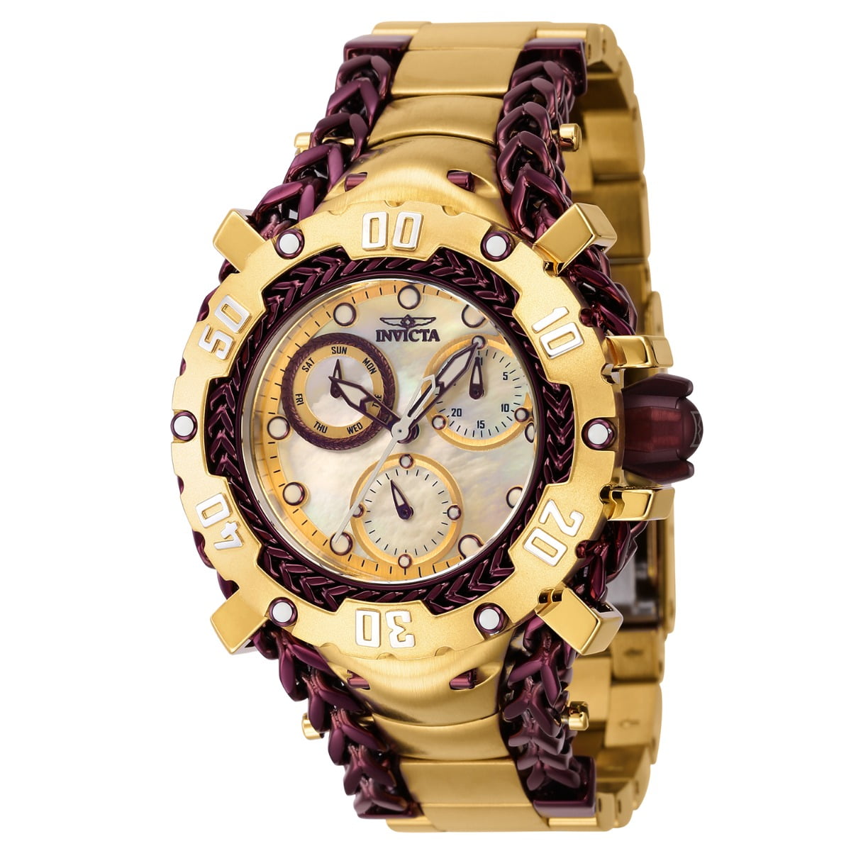 Invicta Gladiator Women's Watch w/ Mother of Pearl Dial - 43.2mm ...
