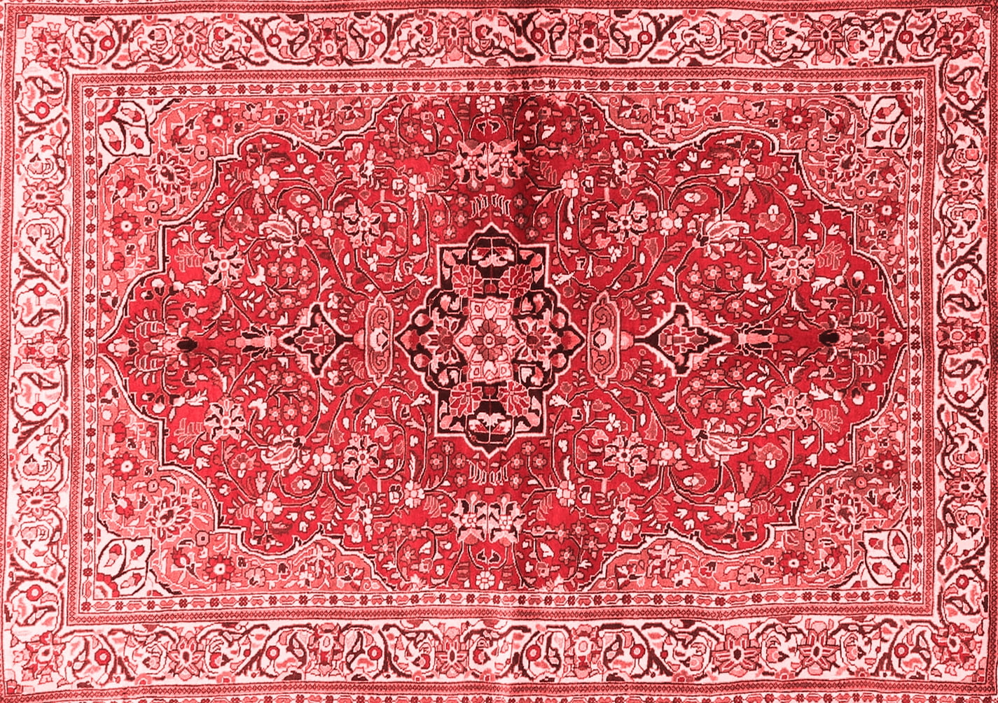 Ahgly Company Indoor Rectangle Persian Red Traditional Area Rugs, 2' x ...