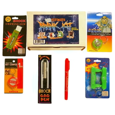 Funny Push Panic Button Alarm Practical Joke Alert Novelty Office Prank ...