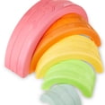 Spark Create Imagine 6-Piece Stacking Rainbow Cloud Toy, for Age Group ...