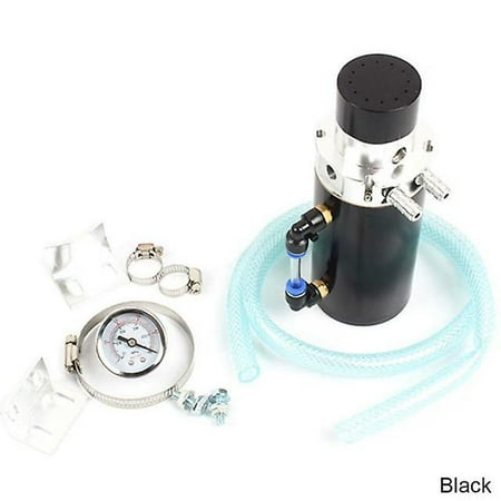 Engine Oil Reservoir Catch Can Tank Kit Breather Filter With Vacuum ...