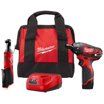 "Milwaukee M4 Screwdriver Kit with Torque Power, 1/4"" Hex, 2 Speed ...