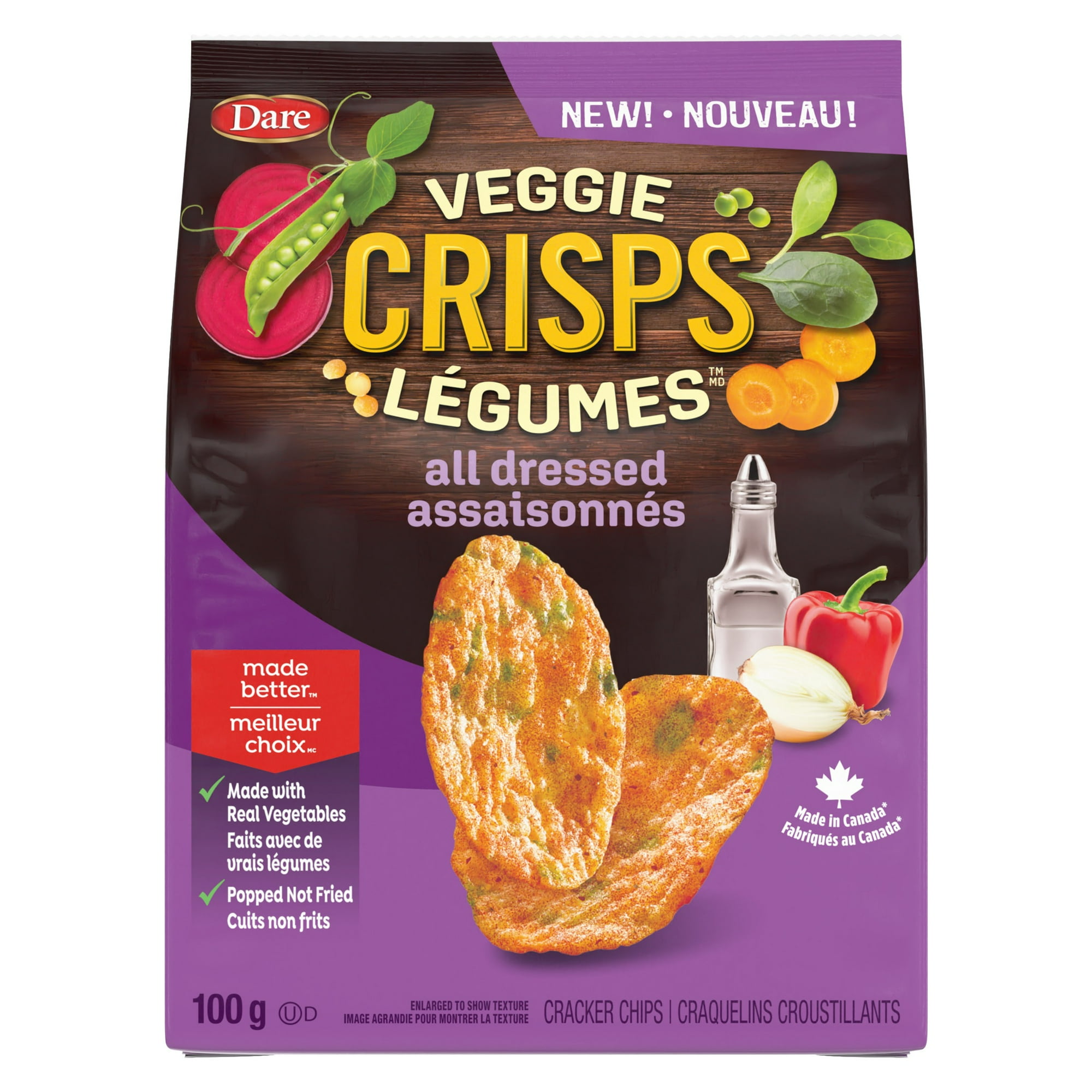 Click here for Dare Veggie Crisps All Dressed 100 G prices
