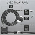 Wintergreen 18 ft. Clear Rope Light Kit, 216 Dimmable Lights, Ready-to ...
