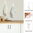 3 Pcs Self Adhesive Clips,Plastic Rotatable Tapestry Sticky Springless ...