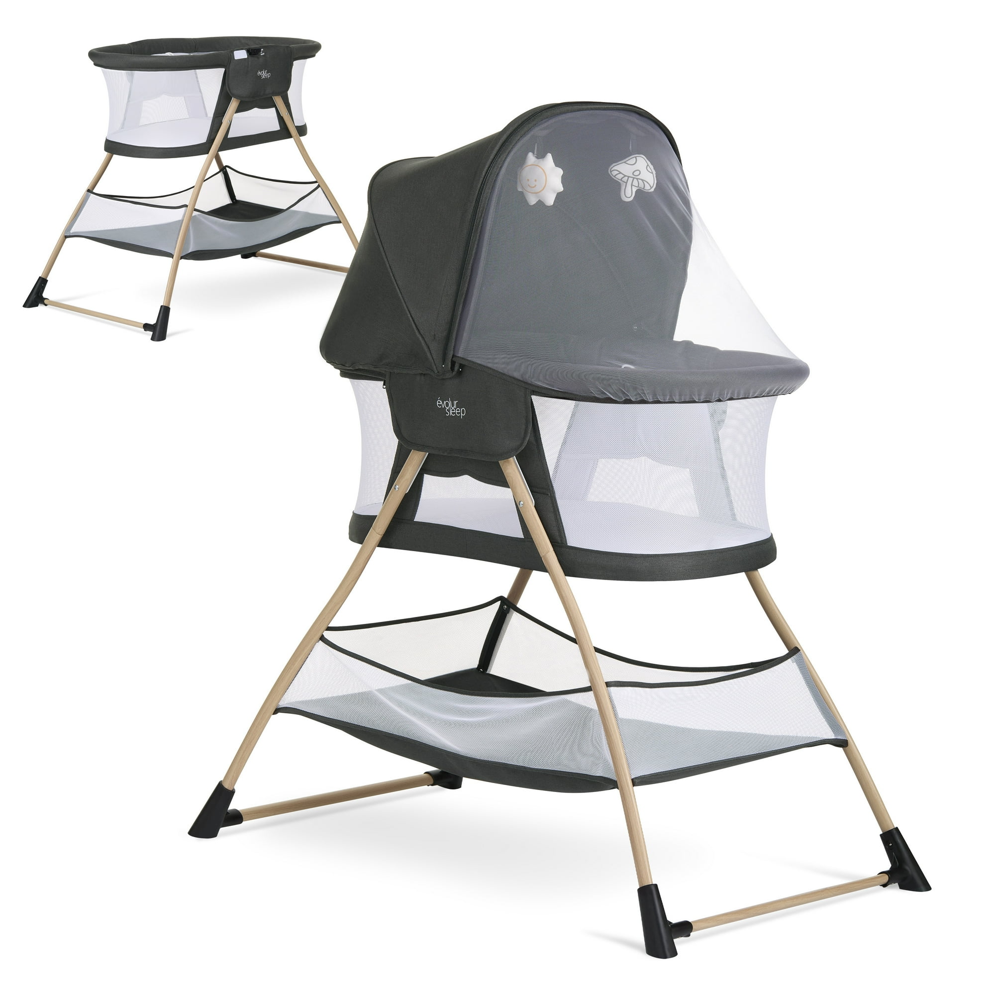 Click here for Evolur Cozy Dreamer Bassinet  Black prices