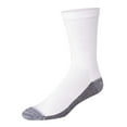 Hanes Men's X-Temp Cushioned Crew Socks 12 Pack with Arch Support and ...
