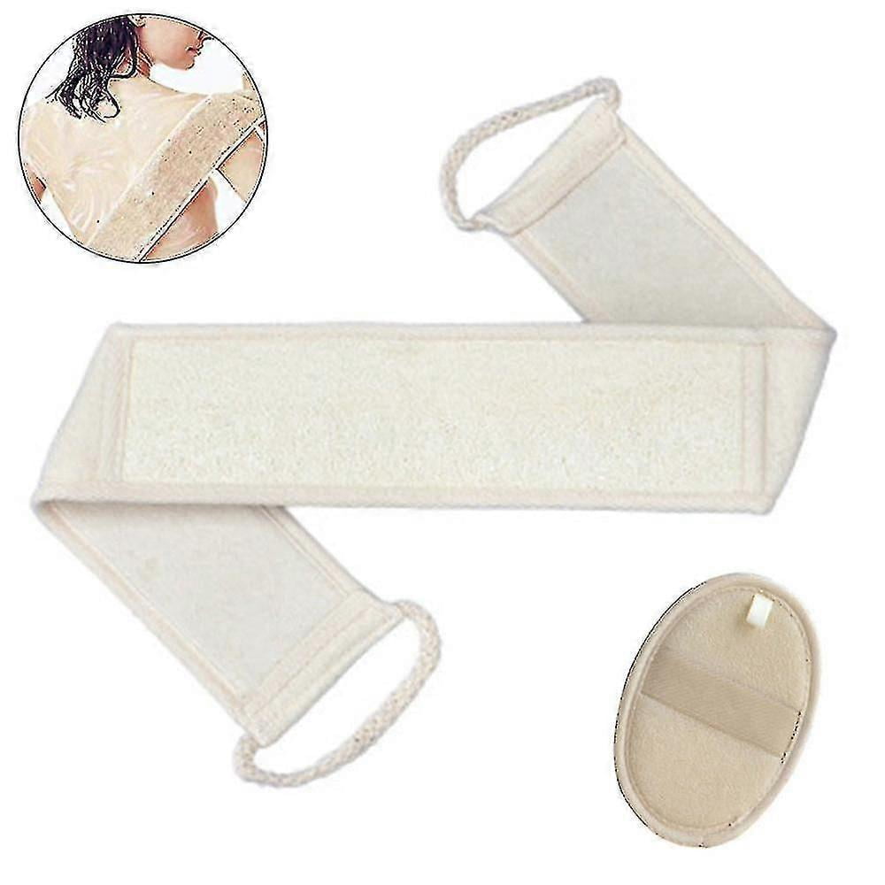 Loofah Bath Strap Exfoliating Massaging Back Scrubber Shower Towel ...