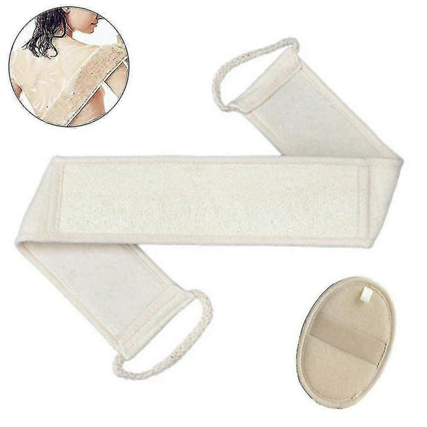 Loofah Bath Strap Exfoliating Massaging Back Scrubber Shower Towel ...