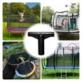 5Pcs Trampoline Enclosure Poles End Caps T Shaped Pipe Sleeve Quick ...