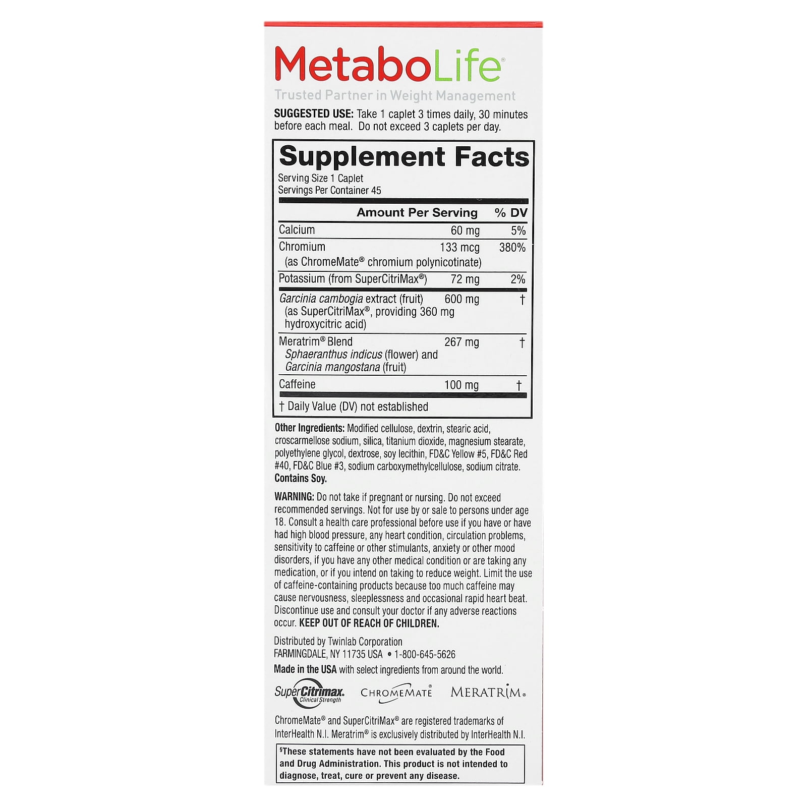 Twinlab Metabolife Ultra Advanced Weight Loss Nepal | Ubuy