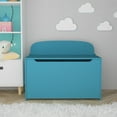 Toy Storage Organizer, iRerts Wood Kids Storage Bench with Hinges and ...