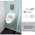 LOLIPPYY 2Sets Strong Abrasion Resistant Stainless Steel Urinal Support ...