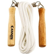 K-Roo Sports 7-foot Jump Rope with Plastic Beaded Segmentation, Black ...