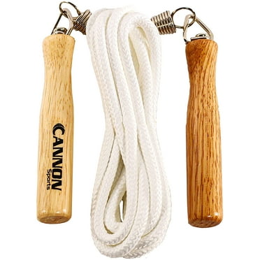 K-Roo Sports 7-foot Jump Rope with Plastic Beaded Segmentation, Black ...