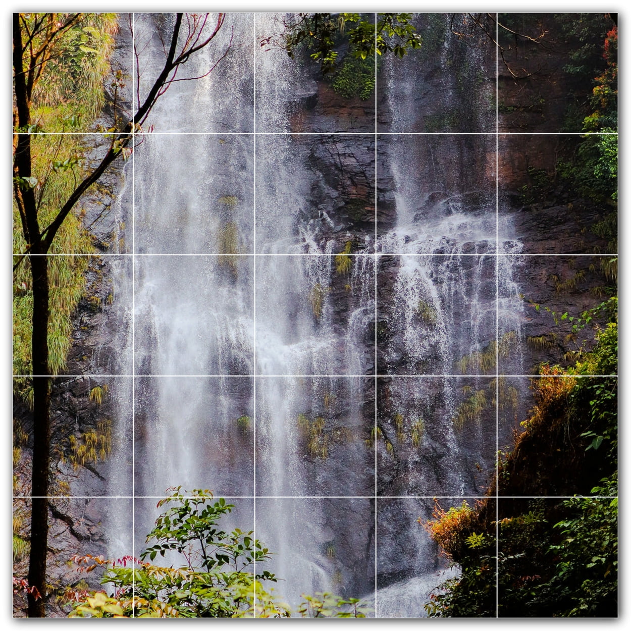 Picture-Tiles.com: Waterfalls Ceramic Tile Wall Mural WAL501133-55M. 30 ...