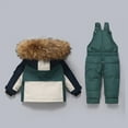 Baby Snowsuit 2 Piece Insulated Hooded Ski Jacket and 𝐒now Pants with ...