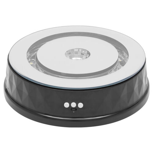 9inch Rotating Display Stand 360 Degree Motorized Turntable Mirror Base ...