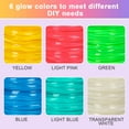 6-Roll Lanyard String Kit, Plastic Lacing Cord for DIY Crafts, Bracelet ...