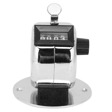 YDJKET Mechanical Manual Counter Mini 4 Digit Hand Press Counter ...