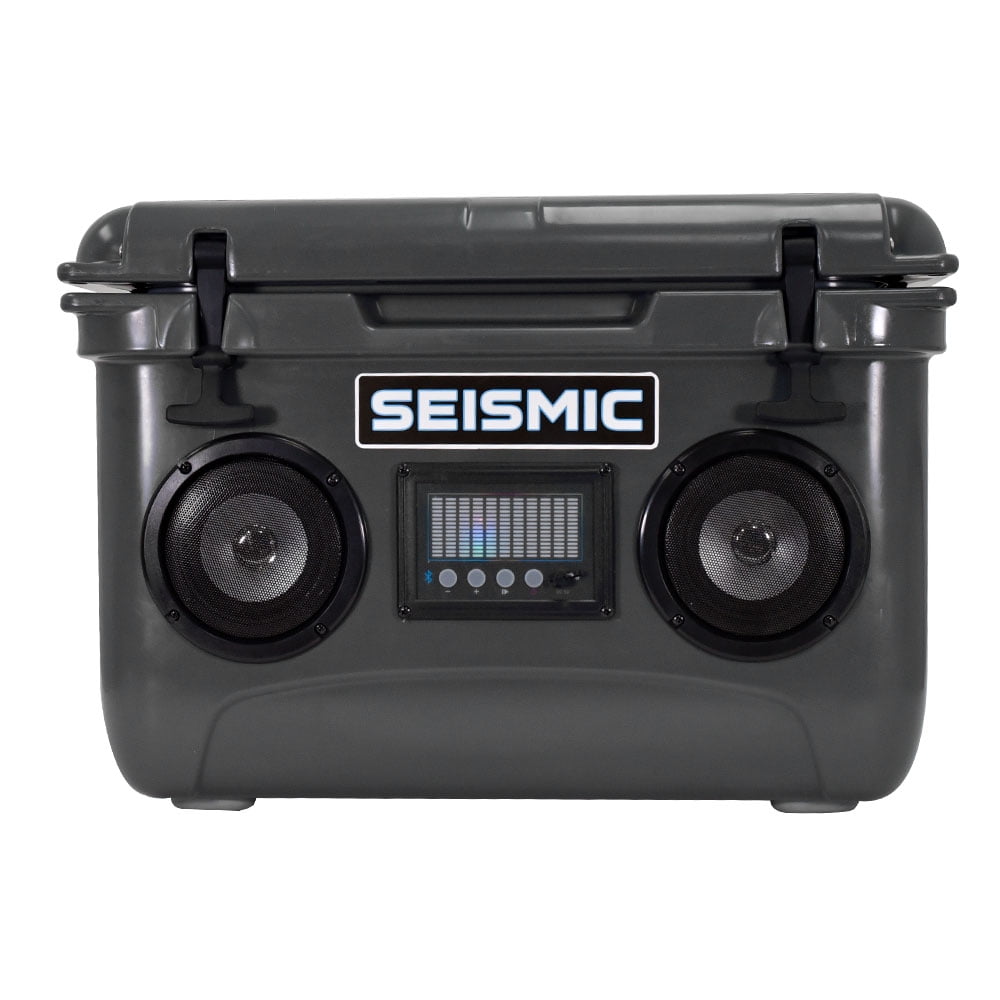 SC37WS-Gray - 37 Quart Gray Hard Cooler Box with Built-In Bluetooth ...