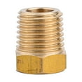 Brass 1/4" NPT Male to 1/8" NPT Female Threaded Pipe Reducer Adapter ...