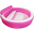 Round Inflatable Pool with Air Pump “88 x 85 x 21” Above Ground Pool ...