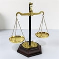 Giaone Elegant Metal Balance Scale Ornament for Desk or Living Room ...