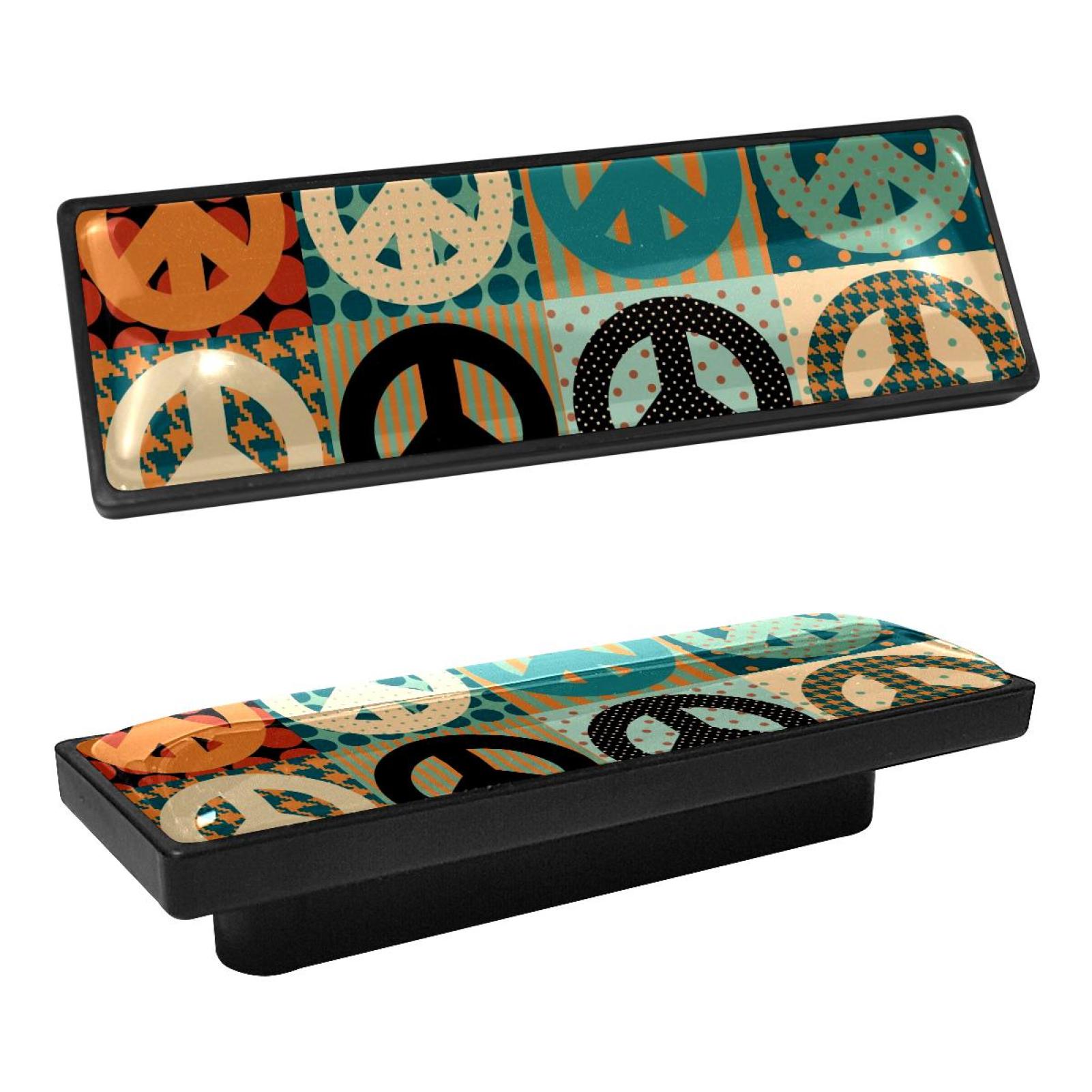 4 Pcs Rectangle Cabinet Handle Cupboard Knob Drawer Pulls Handle ...