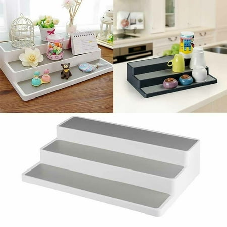 Kitchen 3 Tier Spice Herb Curry Jar Rack Holder Home Cupboard Organiser ...