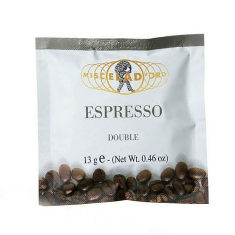 Miscela D'Oro Espresso Double (Regular) - 100 Espresso Pods - Walmart ...