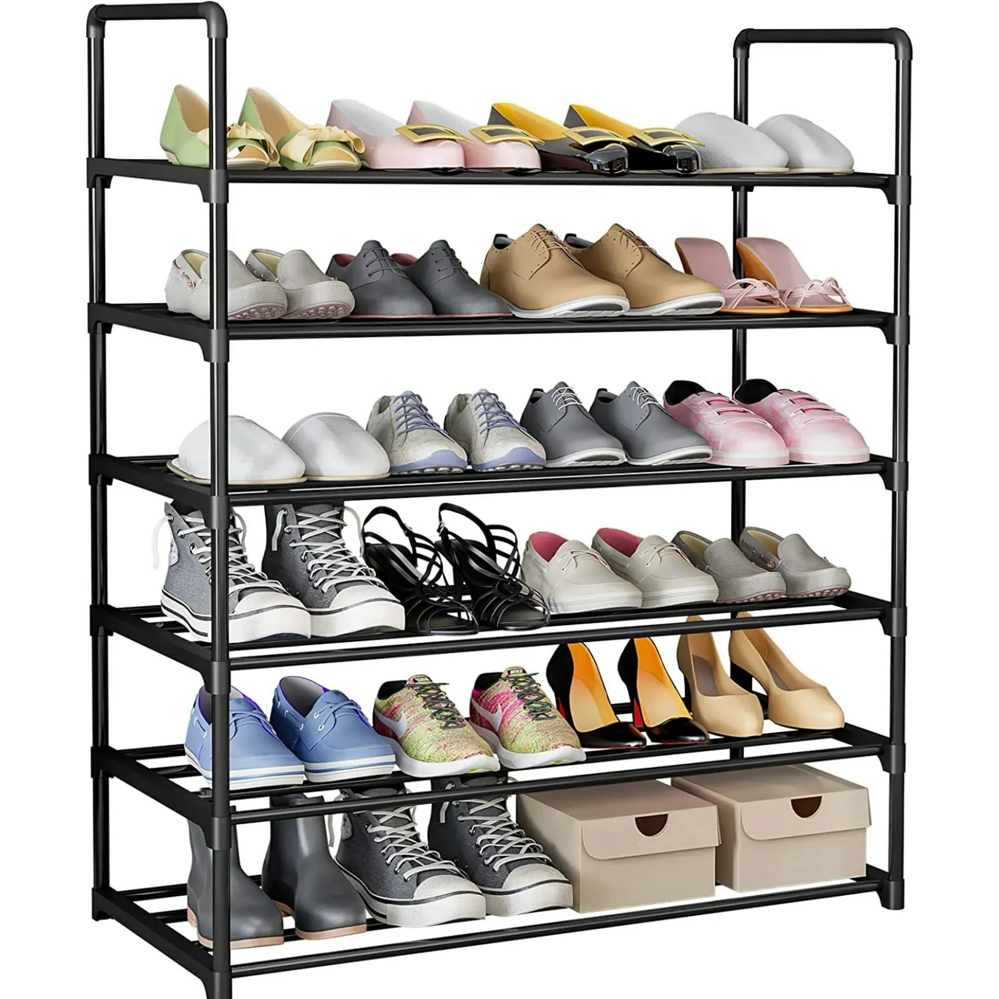 Click here for Agasy 6 Tiers Metal Shoe Rack  Adjustable Shoe She... prices