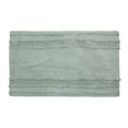 Better Trends Ruffle Border Tufted Bath Mat Rug 100% Cotton, 24" x 40 ...