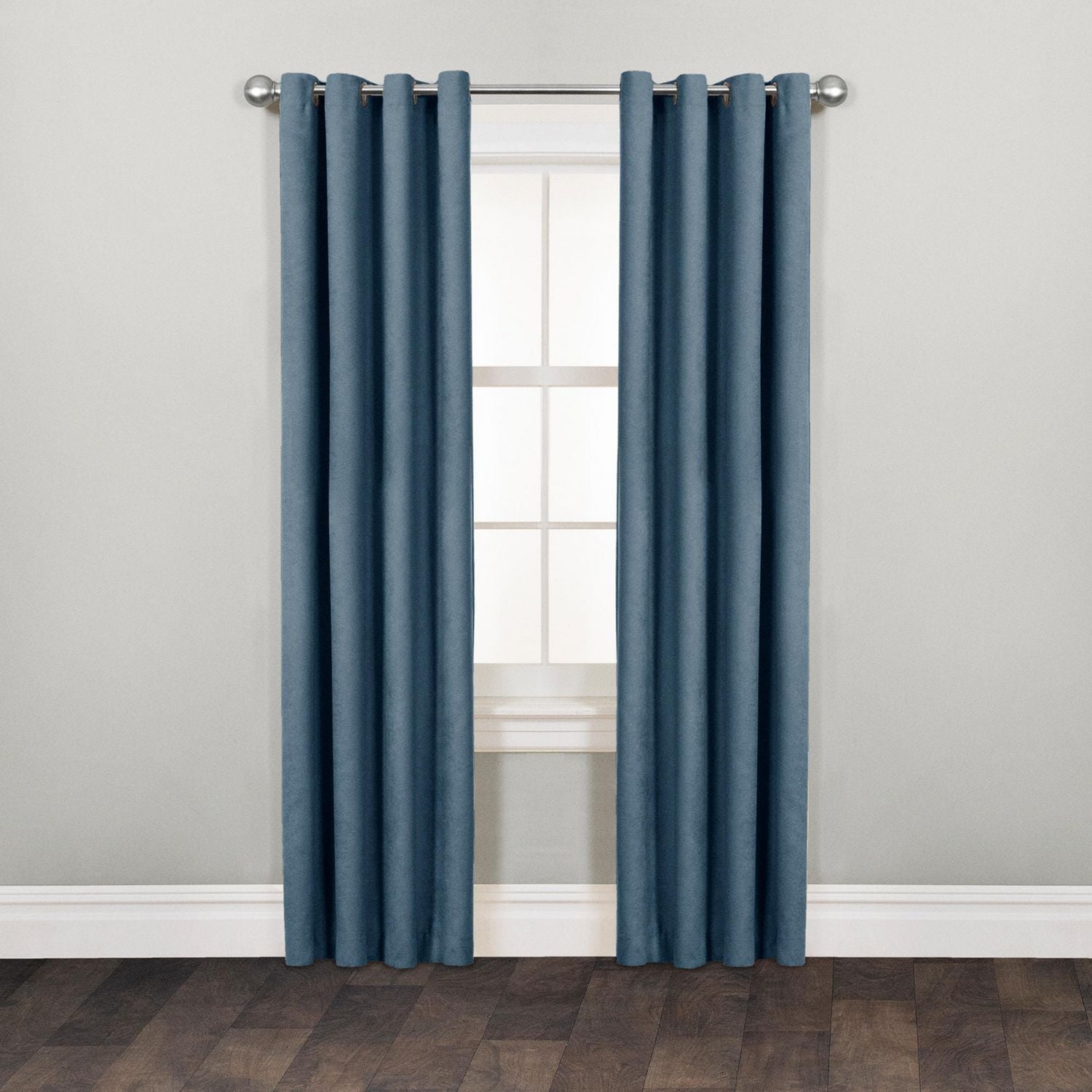 Click here for Mainstays Faux Suede Drapery Grommet Window Curtai... prices