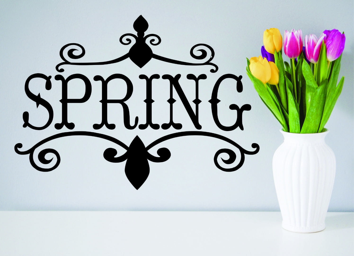 Wall Design Pieces Spring Fancy Sign 12x18" - Walmart.com