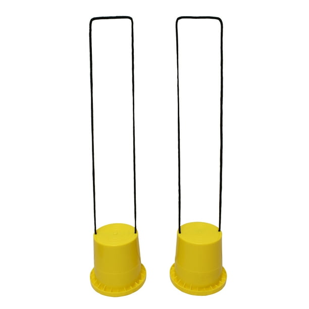 Get Out! Walking Bucket Stilts 2 Pack Yellow Cups Balance Bucket Shoe ...