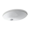 Kohler Caxton Undermount Bathroom Sink With Overflow And Clamp Assembly ...