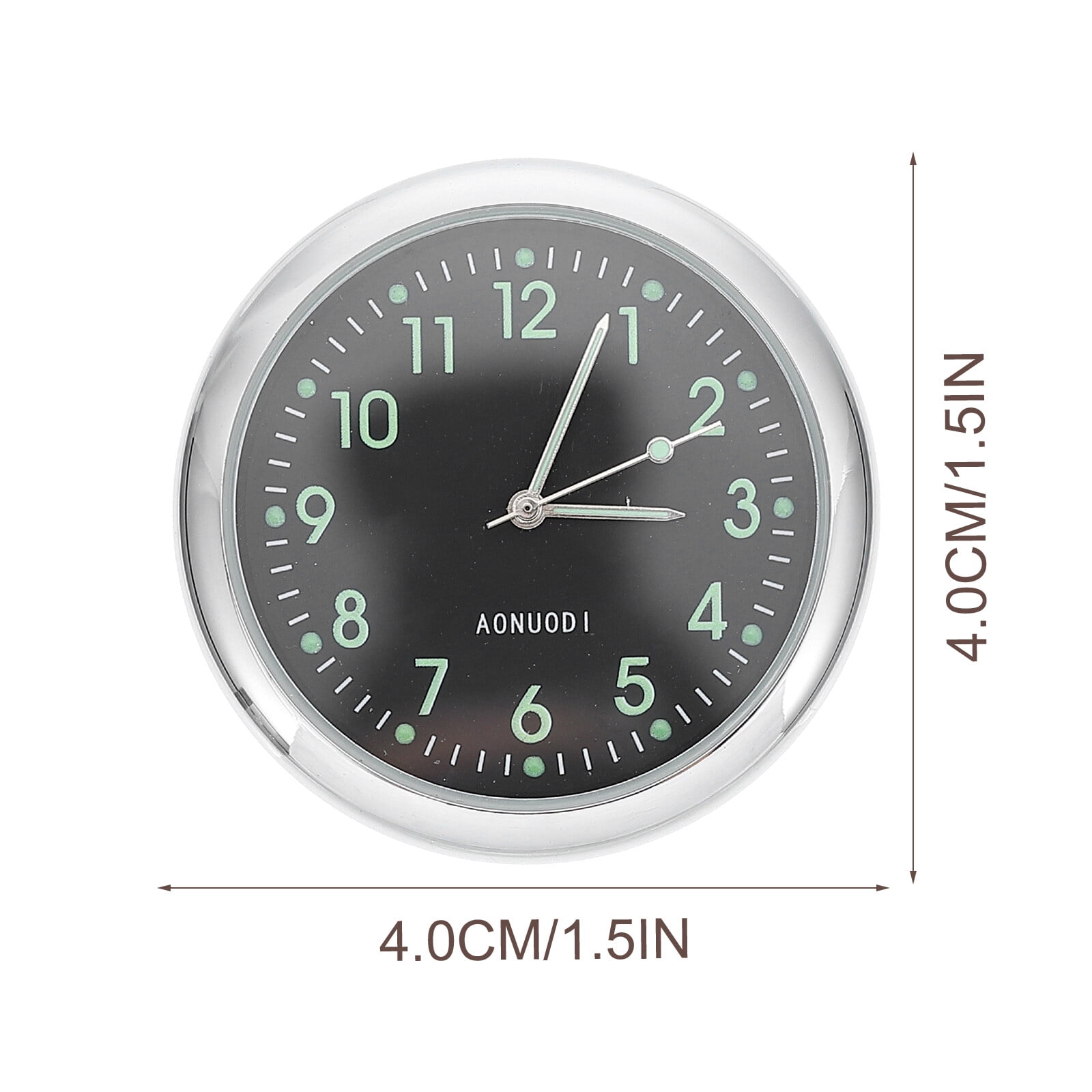 Stick On Clock Decorative Car Clock Metal Car Clock Digital Car Clock ...