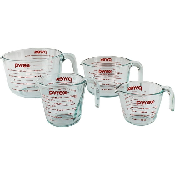 Pyrex 4-Piece Measuring-Cup Set - Walmart.com Pyrex 4-Piece Measuring-Cup Set - Walmart.com