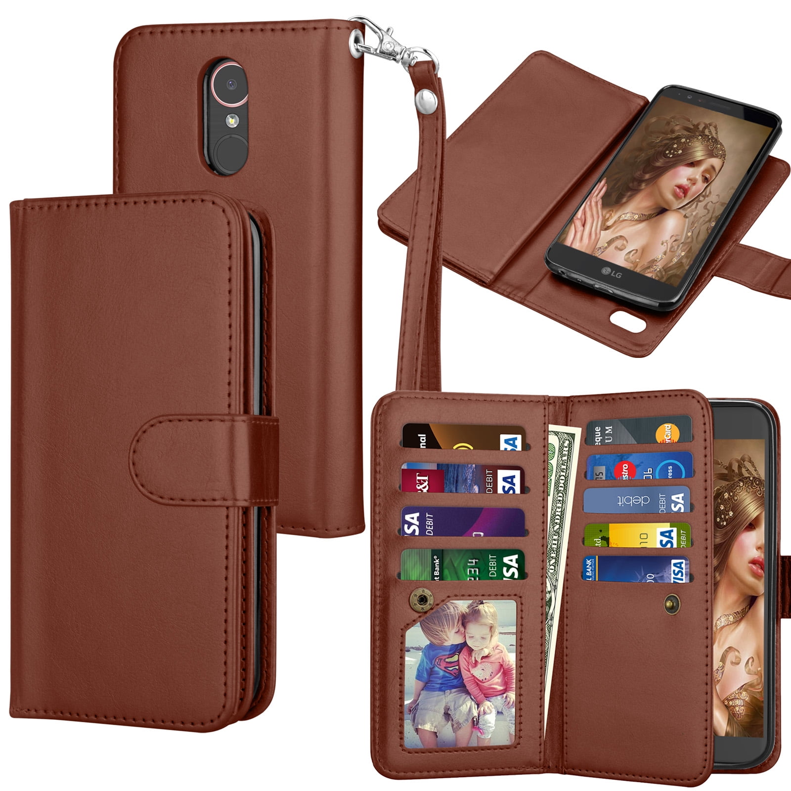 Tekcoo Wallet Case LG Stylo 4 / LG Stylo 3 / LG Q Stylo, Luxury Pu ...