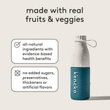 Kencko Organic Instant Fruit and Veggie Smoothies Powder Pack with Blue ...