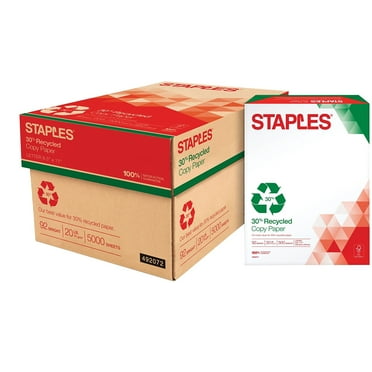 "Staples Office Printer Paper, 500 Sheets/Ream, 11""x17"", 20 lbs, 96 ...