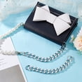 1set 2Pcs Aluminum Curb Chain Purse Strap Extender with Aolly Spring ...