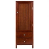 Pemberly Row Cupboard in Walnut - Walmart.com