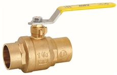 Red-White Full Port Ball Valve, 1-1/4'' C X C, Lead Free - Walmart.com