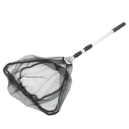 Folding Fishing Landing Net, Telescoping Pole Handle Fishing Net ...