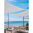 Blue Navy Baroque Sun Shade Sail 6.5'X10' UV Block Outdoor Sail Shades ...