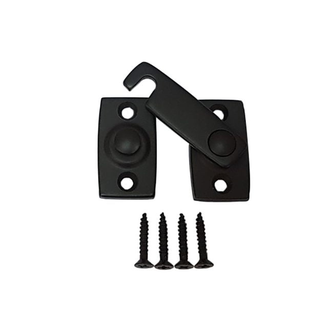 QCAA Solid Brass Shutter Bar Door Latch, 7/8" x 2-3/32", ORB Oil-Rubbed ...